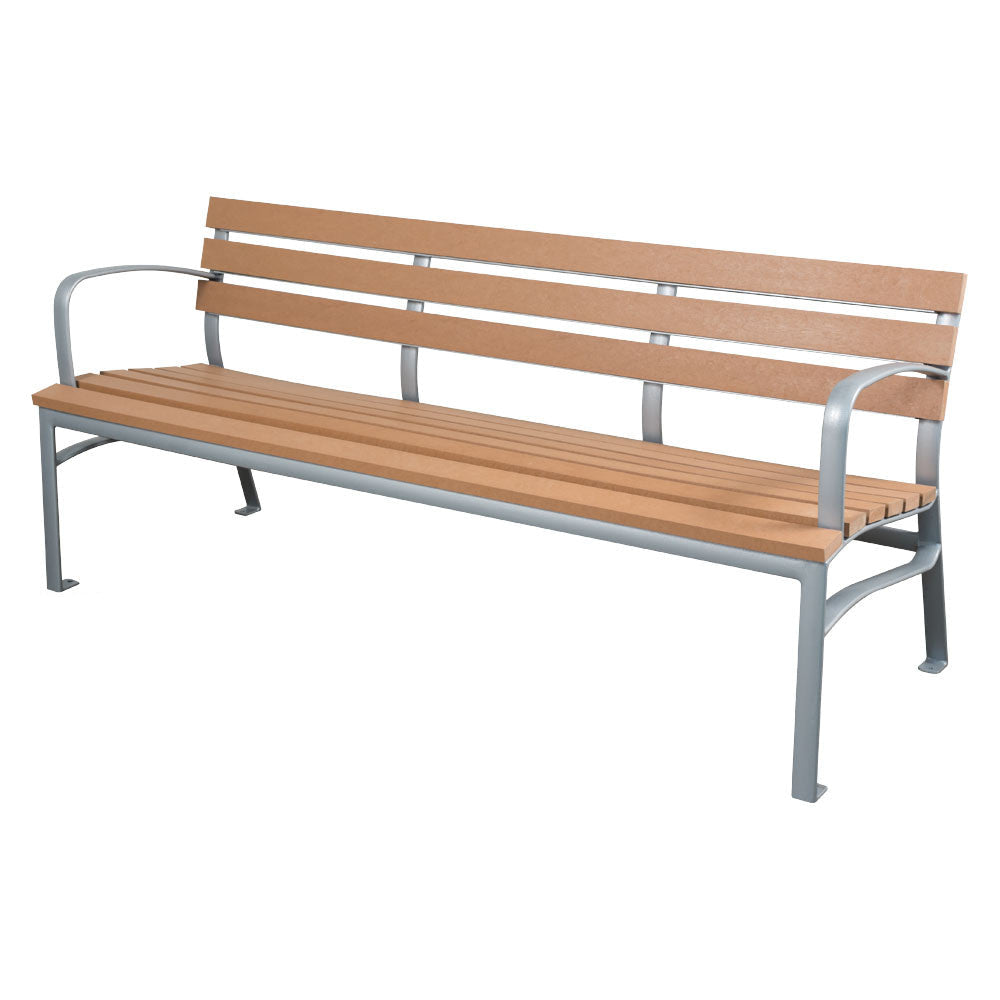 Esplanade Bench with Envirowood Slats
