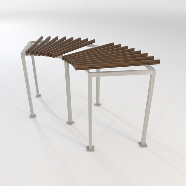 Curved Trellis - Hauser Site Furniture