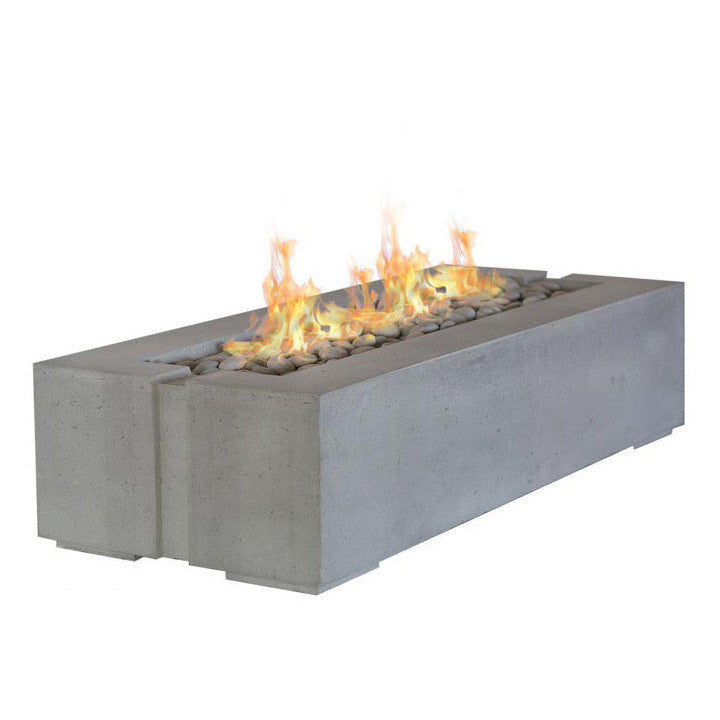48" Rectangular Firepit - Hauser Site Furniture