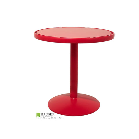 36" Square Plain Saville Table - Hauser Site Furniture