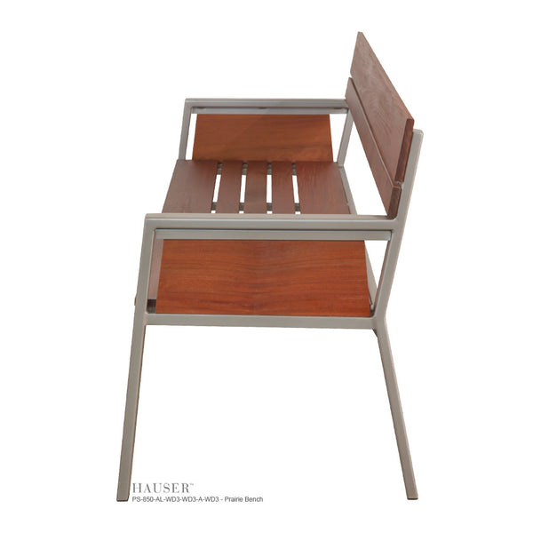 Prairie Bench - Hauser Site Furniture